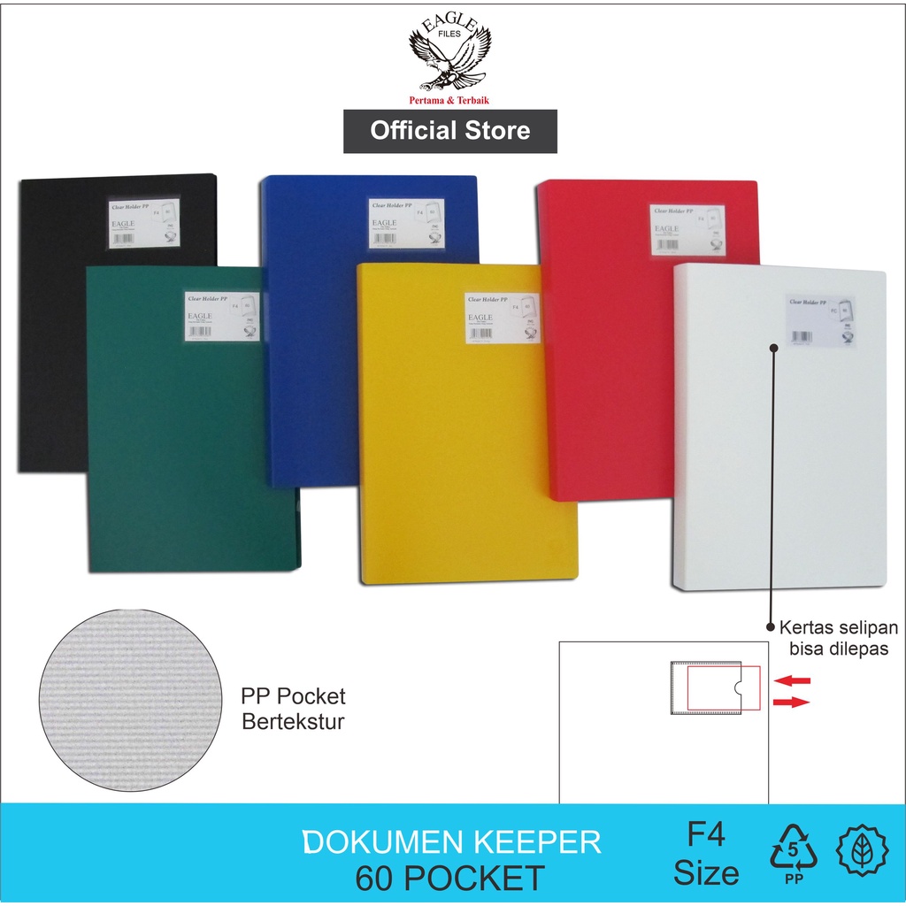 Jual Dokumen Keeper / Clear Holder / Document Keeper / Display Book ...