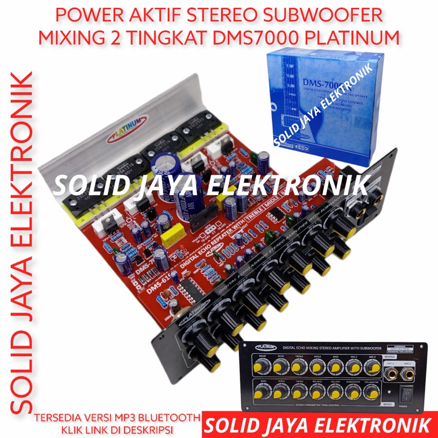 Jual KIT POWER SPEAKER AKTIF STEREO DMS 7000 PLS 2 TINGKAT MIXING DIGITAL ECHO MIC MIK SUBWOOFER ...
