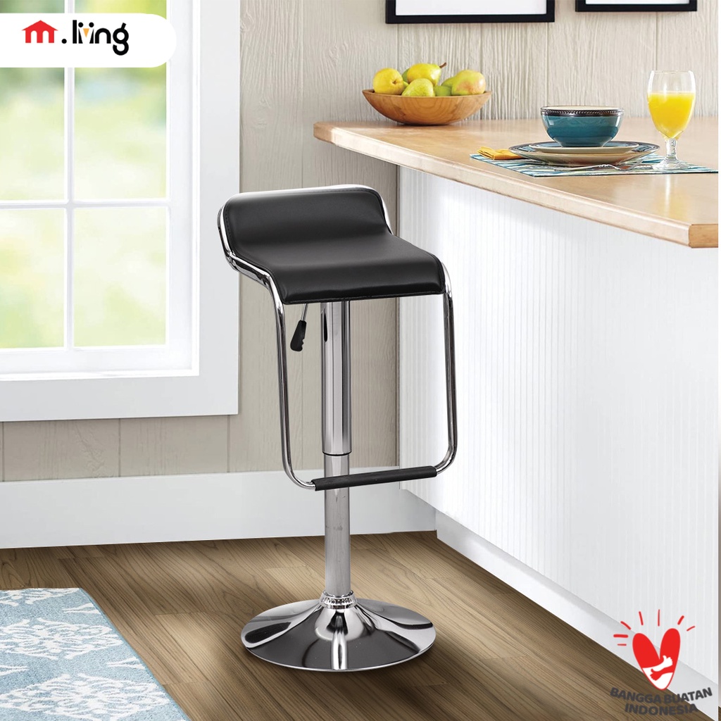 Jual Bar Stool Leather - Kursi Bar- Kursi Dapur - Kursi Tinggi - B014 ...