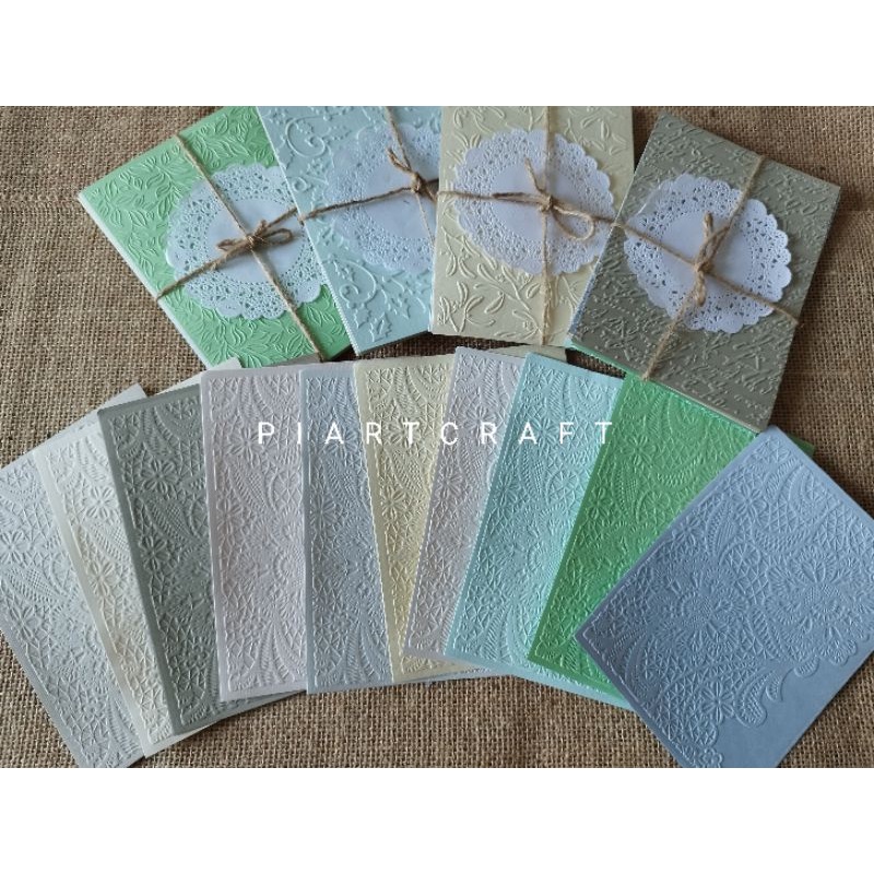 Jual Kertas background emboss (2) - DIY Scrapbook / journal / kartu ...