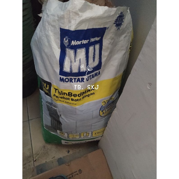 Jual MU 380 MORTAR UTAMA PEREKAT BATA RINGAN. HARGA PER 1 KG | Shopee ...
