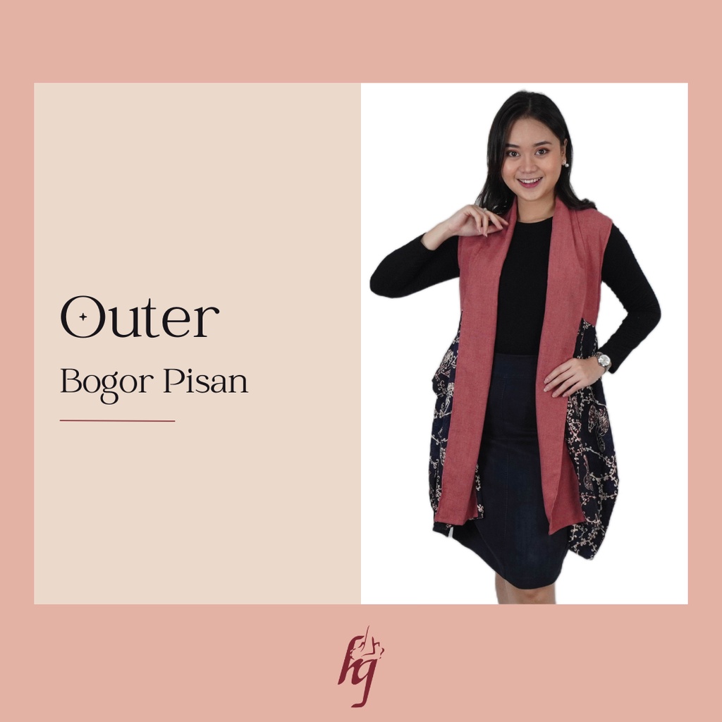Jual HANDAYANI GEULIS Outer Batik Bogor Motif Bogor Pisan | Shopee ...