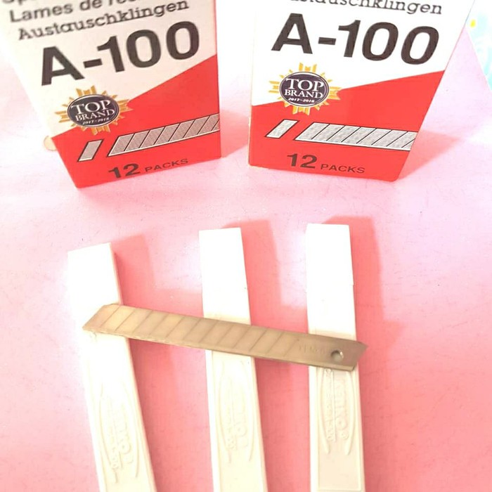 Jual Isi cutter kecil A-100 ( refil cutter A-300) | Shopee Indonesia