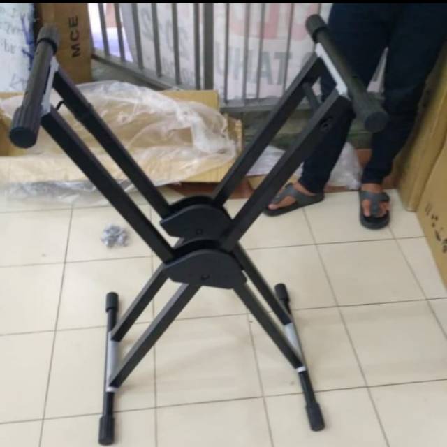 Jual STAND DOUBLE KEYBOARD DH PROEL ORIGINAL | Shopee Indonesia
