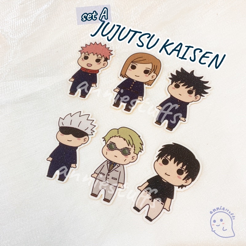 Jual Jujutsu Kaisen JJK - Glitter Sticker Pack | anniestuffs (BACA ...