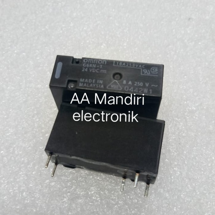 Jual relay omron G6RN-1 24VDC 5 kaki 8a 250vac | Shopee Indonesia