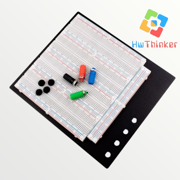 Jual ZY-208 Project Board Breadboard 3220 Tie-Points Hole Protoboard ...