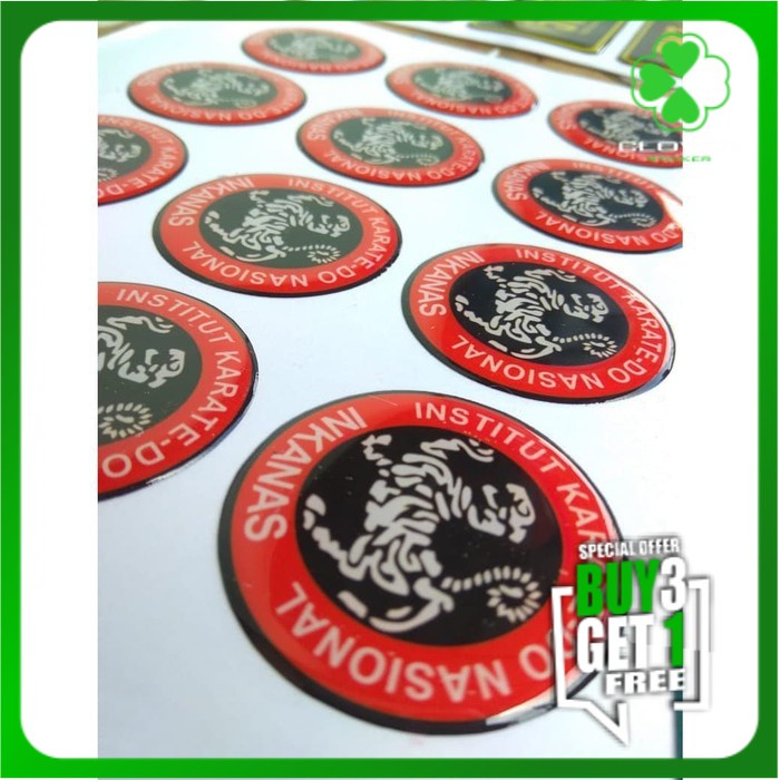 Jual STIKER TIMBUL CUSTOM DESIGN STICKER 3D RESIN LENTUR STIKER ...