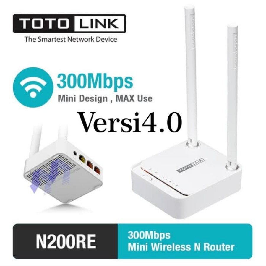 Jual Totolink N200RE V4- Router Wireless N Mini 300Mbps Totolink ...