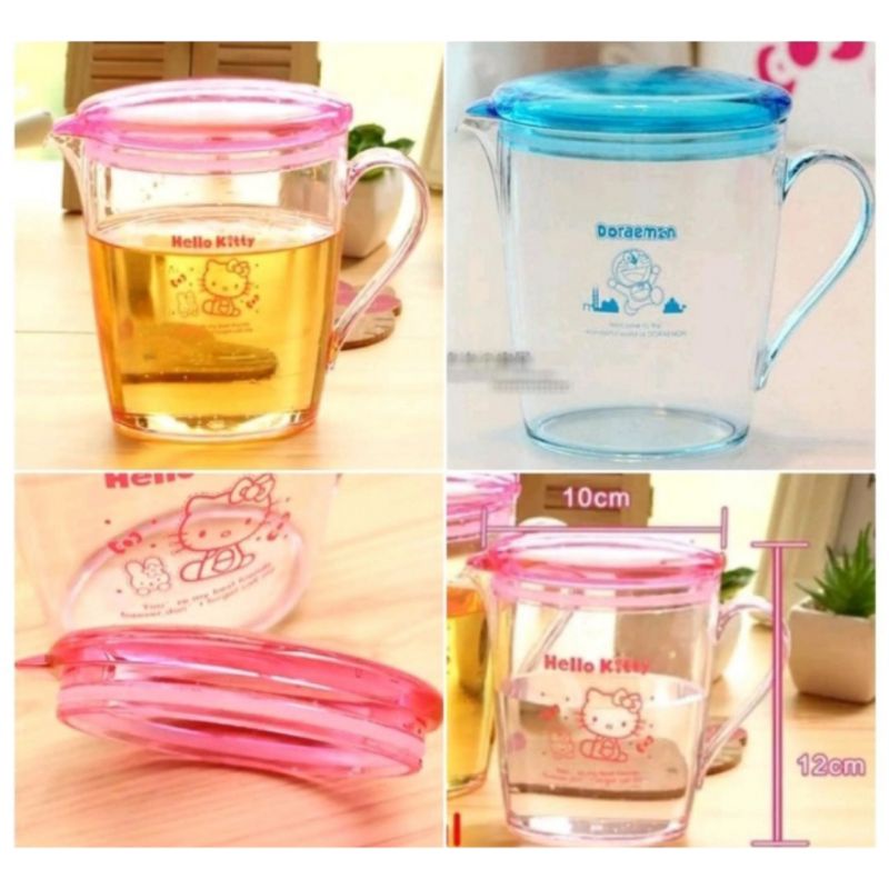 Jual Teko pitcher doraemon hello kitty / Pitcher hello kitty, doraemon ...
