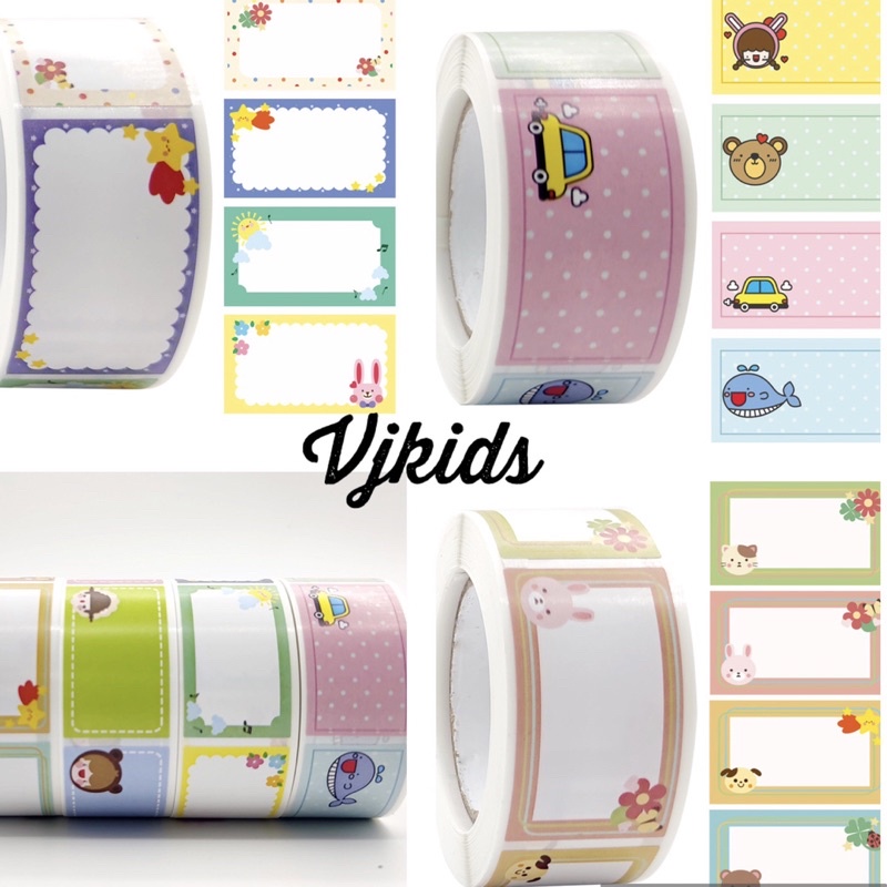 Jual stiker label persegi panjang kosong 250 pcs dan 50 pcs utk label ...