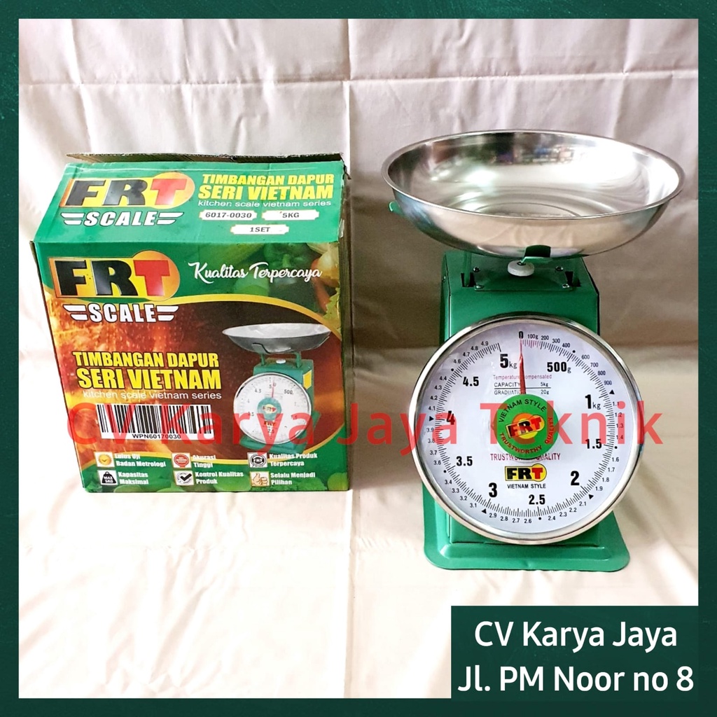 Jual Timbangan Duduk 5 kg FRT / Timbangan Kue Jarum Vietnam | Shopee ...