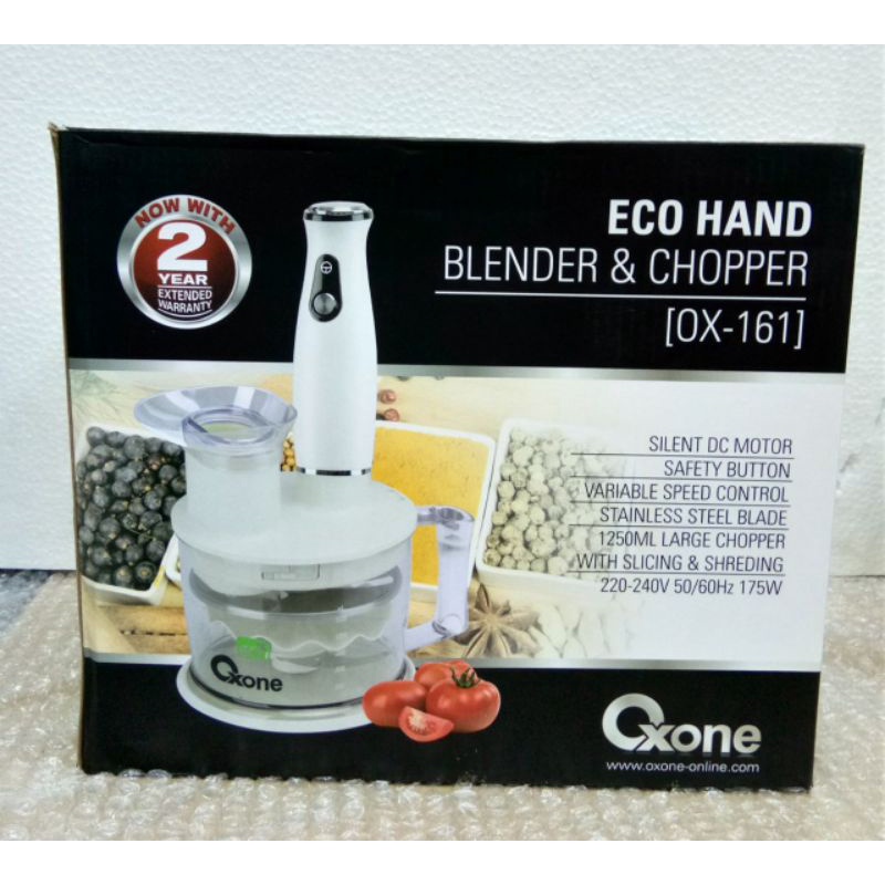 Jual OXONE ECO HAND BLENDER CHOPPER OX 161 FOOD PROCESSOR | Shopee Indonesia