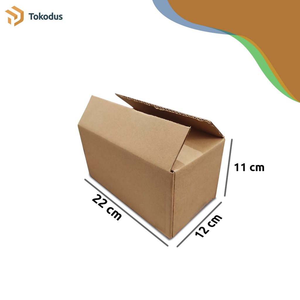 Jual Kardus Karton Box 22x12x11 Kotak Packing Polos Die Cut (Bisa ...