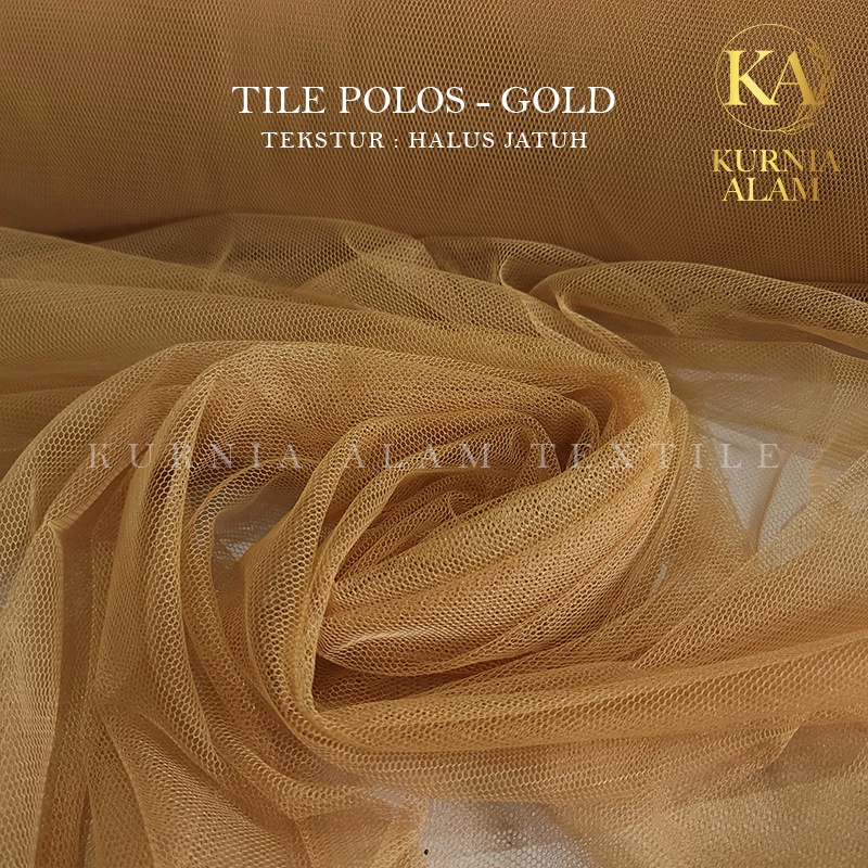 Jual Kain Tile Polos Bahan Jatuh Meteran Soft Tulle Halus Bahan Gaun ...