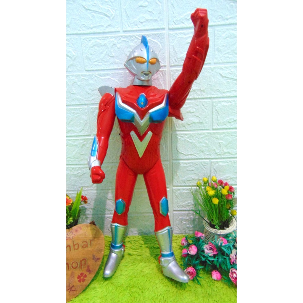 Jual IM-5572/PVC [BISA NYALA & BICARA] ROBOT ULTRAMAN JUMBO SUPERHERO ...