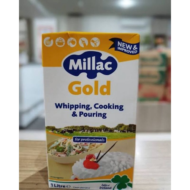 Jual MILLAC GOLD / MILAC GOLD Whipping Cream 1L | Shopee Indonesia