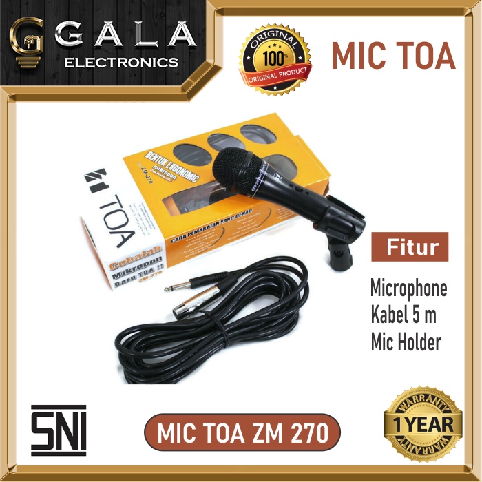 Jual Mic TOA ZM 270 (Kabel) | Shopee Indonesia