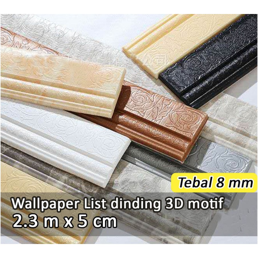 Jual Wallpaper List Foam Wallborder Foam 3D / Wall Border List / List ...