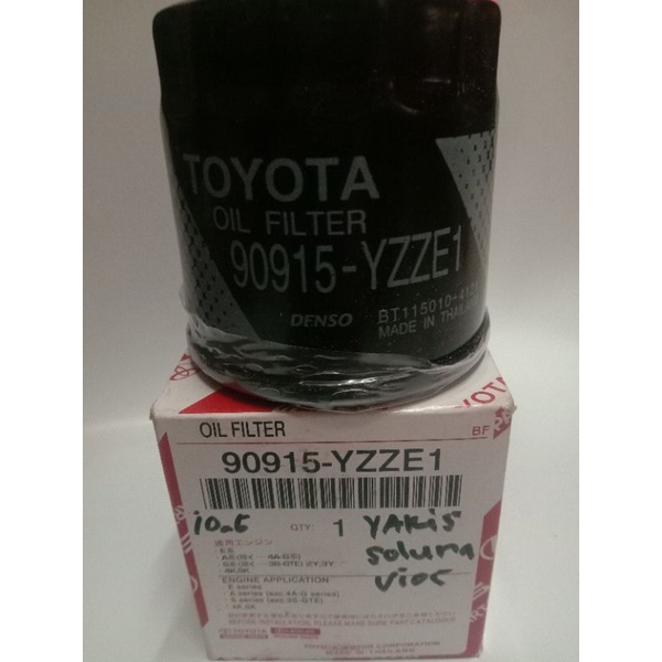 Jual FILTER OLI TOYOTA YARIS, SOLUNA, VIOS | Shopee Indonesia