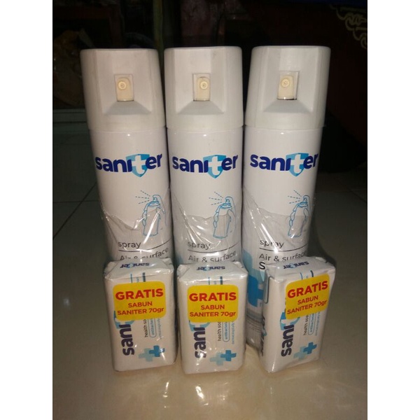 Jual SANITER SPRAY AEROSOL 200ml | Shopee Indonesia