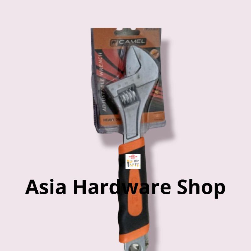 Jual Kunci Inggris 10 Inch Gagang Karet HEAVY DUTY CAMEL Kunci Baco 10 ...