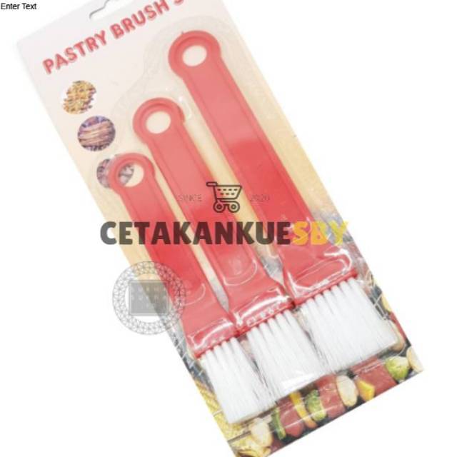 Jual (CKS) Kuas Roti Kuas Kue Set isi 3 | Shopee Indonesia