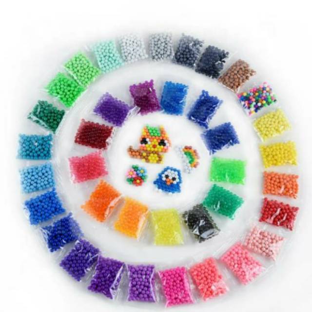 Jual Mainan Beads Refill Basic / refill beads 50 pcs / Magic beads ...