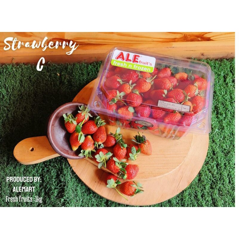 Jual Strawberry fresh grade C 1 kg, stoberi, strawberry, strawbery ...