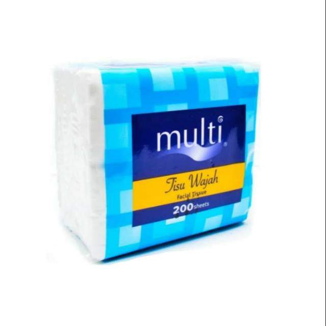 Jual Multi Tissue 200 sheets (4pcs gratis 1 tempat tisu) | Shopee Indonesia