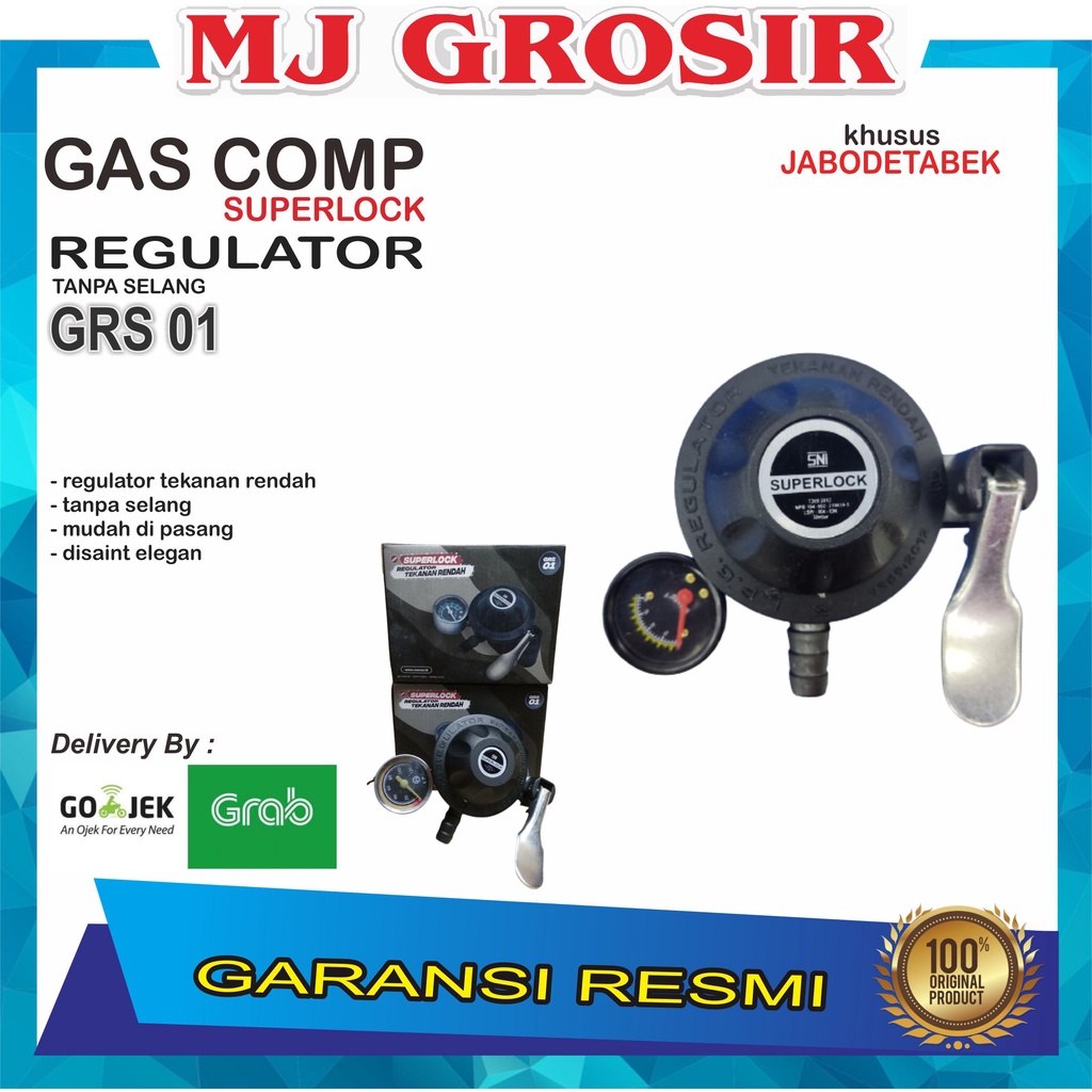 Jual REGULATOR SUPERLOCK GRS 01 GRS01 REGULATOR TEKANAN RENDAH TANPA ...