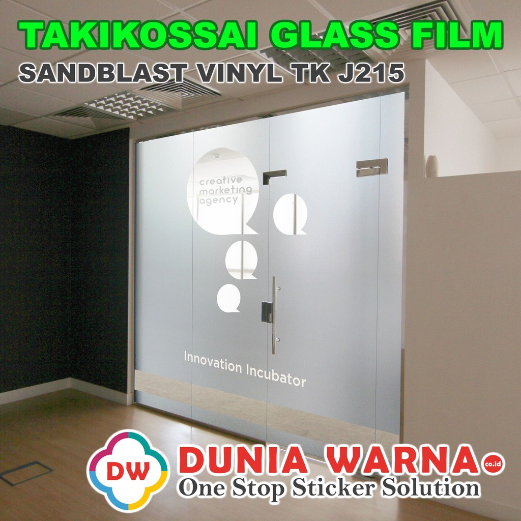 Jual [Eceran] J215-120 Sticker Sunblast Sandblast Kaca Es Takikossai ...