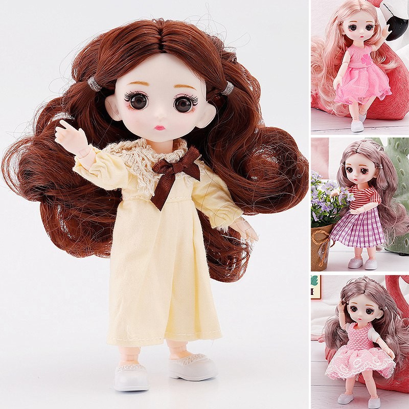 Jual Mainan anak perempuan Boneka BJD doll Princess 17cm cute | Shopee ...