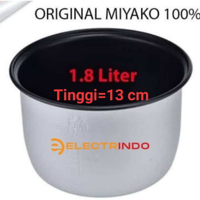 Jual Panci Rice Cooker Miyako 1.8 Liter Inner Pot Magic Com 1.8L SP MCM ...