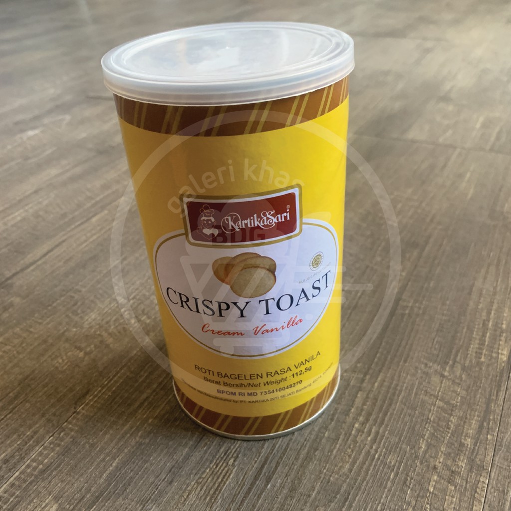 Jual Crispy Toast Vanilla Oleh-Oleh Kartika Sari Bandung Kemasan Tabung ...