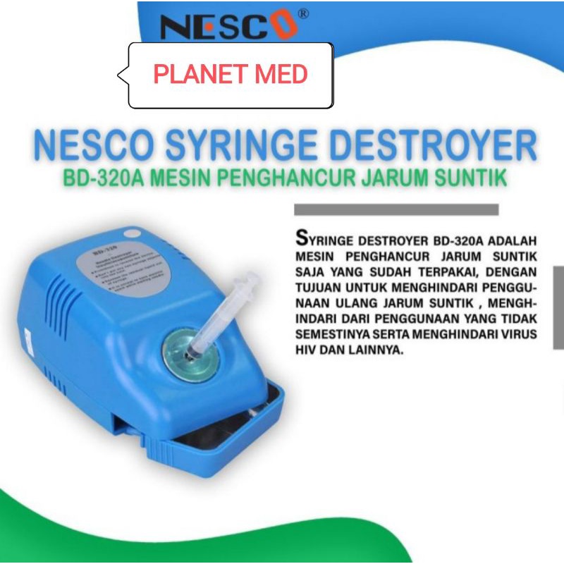 Jual NESCO SYRINGE DESTROYER BD-320A | Shopee Indonesia