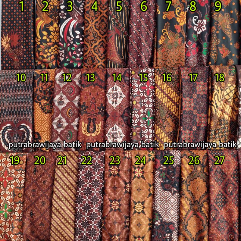 Jual Mj Kain Batik Printing Sogan Jarik lawasan Bridesmaid Tradisional ...