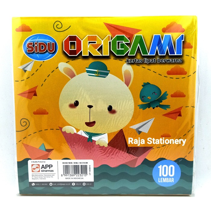 Jual SIDU ORIGAMI PAPER 16X16 100PCS | Shopee Indonesia