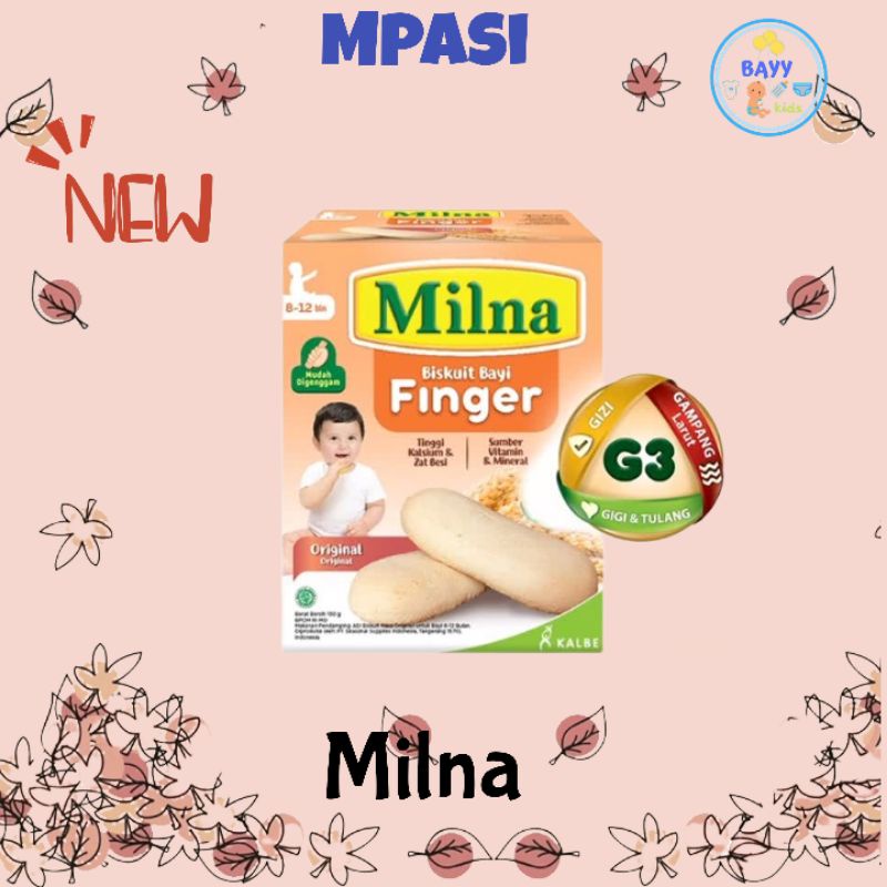 Jual Milna Biskuit Finger Ori 52 gr/ Biskuit Bayi Milna/ Finger Biskuit ...