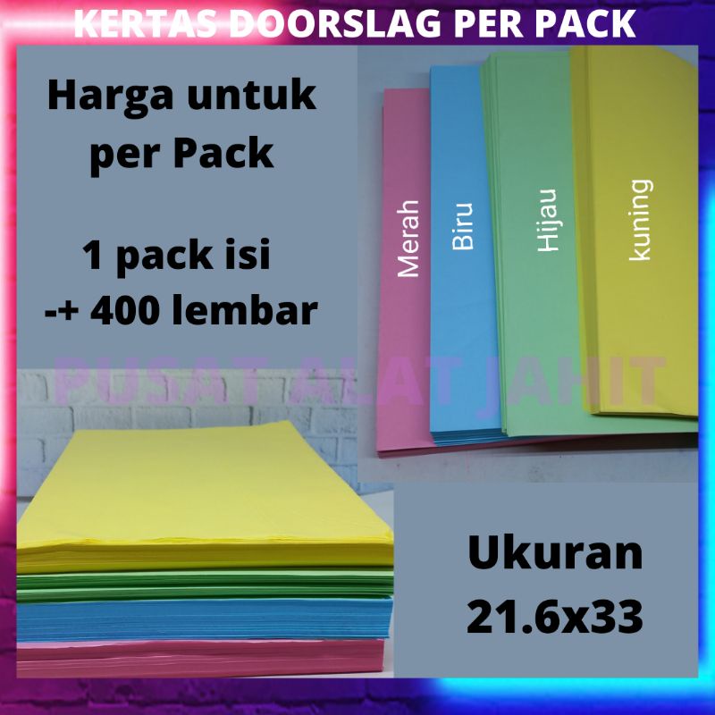 Jual kertas doorslag duslak per pack | Shopee Indonesia