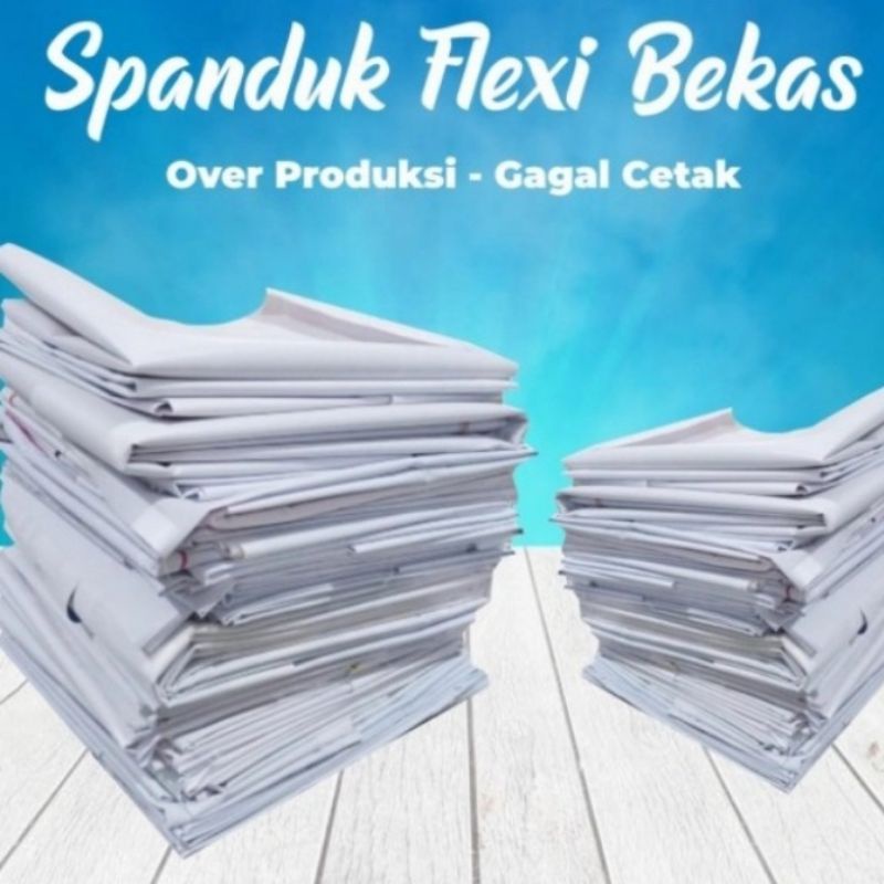 Jual Banner spanduk flexy 3x3 meter POLOS Bekas sisa produksi gagal ...