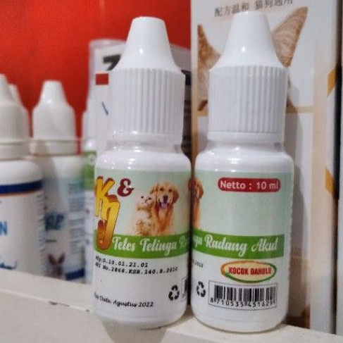 Jual K&J Tetes Telinga Radang Akut Cat&Dog-Obat Tetes Telinga Kucing ...