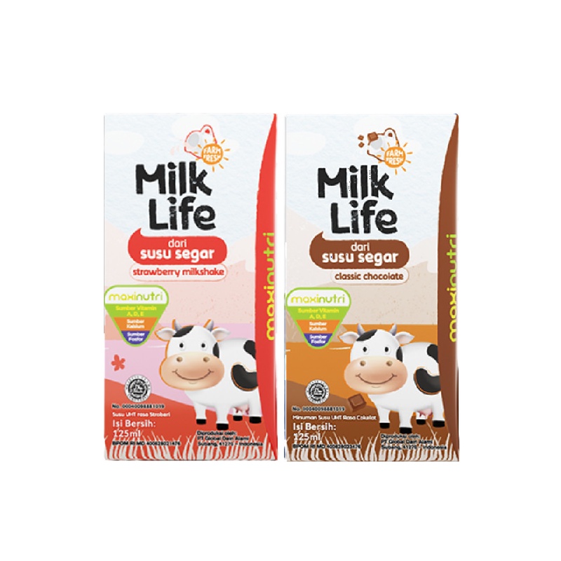 Jual Susu Milk Life UHT 115ml per karton isi 40pcs - All Varian [GOJEK ...