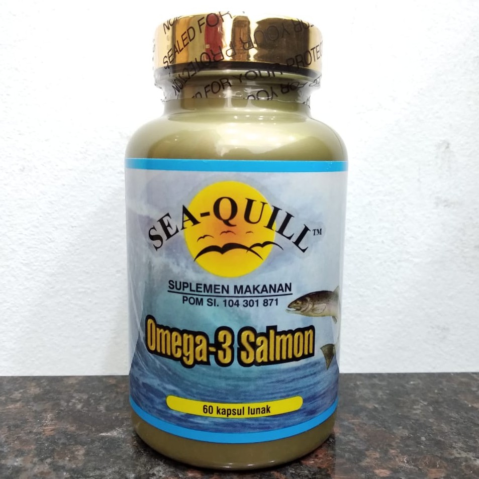 Jual Sea-Quill Omega-3 Salmon - 60 Softgel | Shopee Indonesia