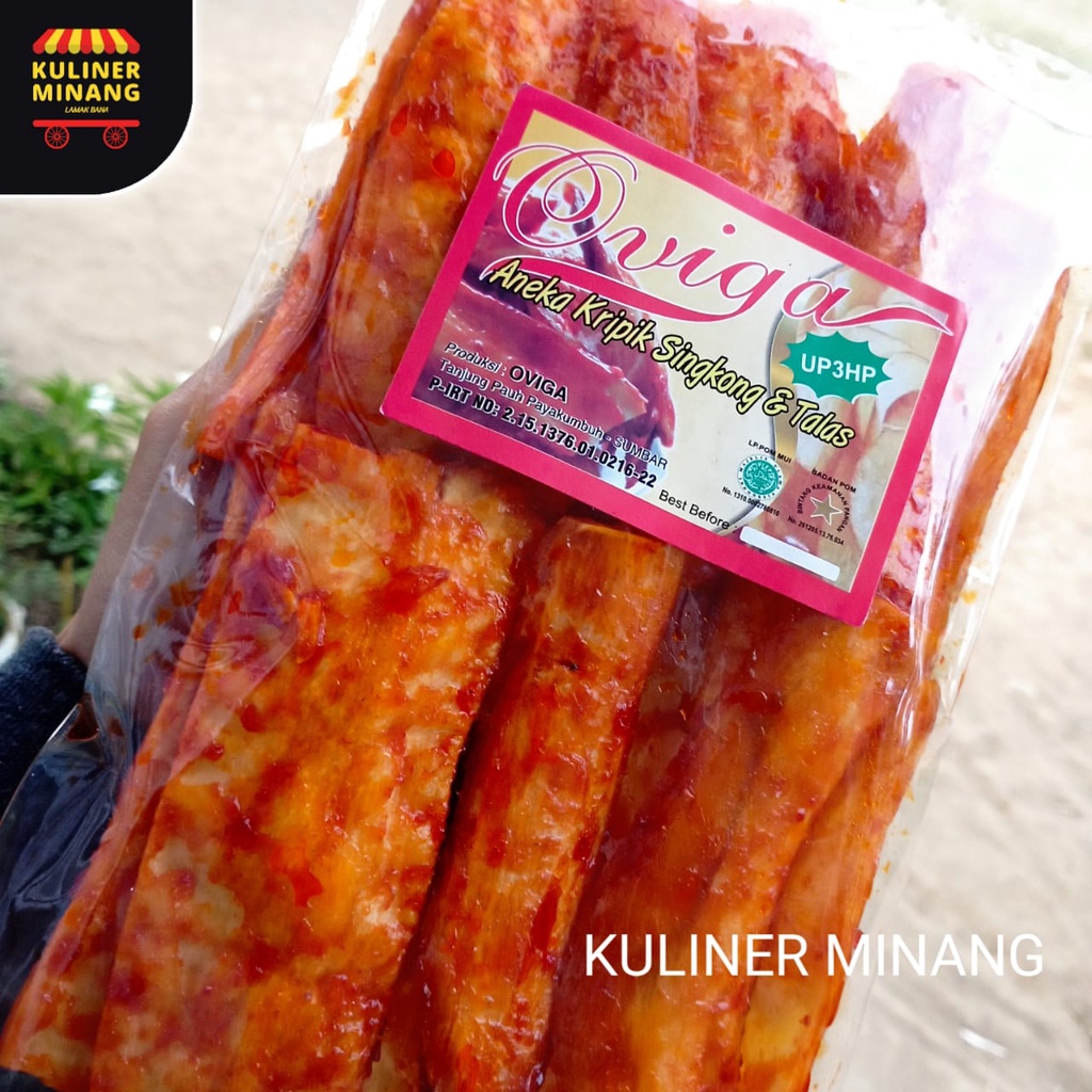 Jual [NEW] Sanjai Balado Panjang Oviga Oleh-Oleh Asli Cemilan Kampung ...