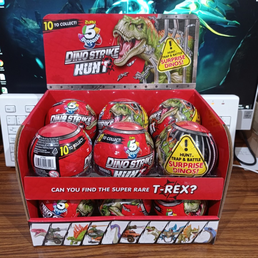 Jual Zuru 5 Surprise DINO STRIKE HUNT series 3 Action Figure | Shopee ...