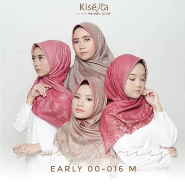 Jual Kisera Full Motif EARLY 00-016 Hijab Jilbab Kerudung Scarf 4 in 1 ...
