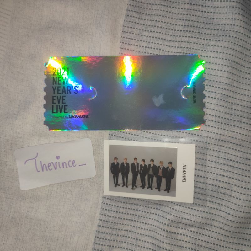 Jual Enhypen NYEL New Years Eve Live Official Special Hologram Polaroid ...