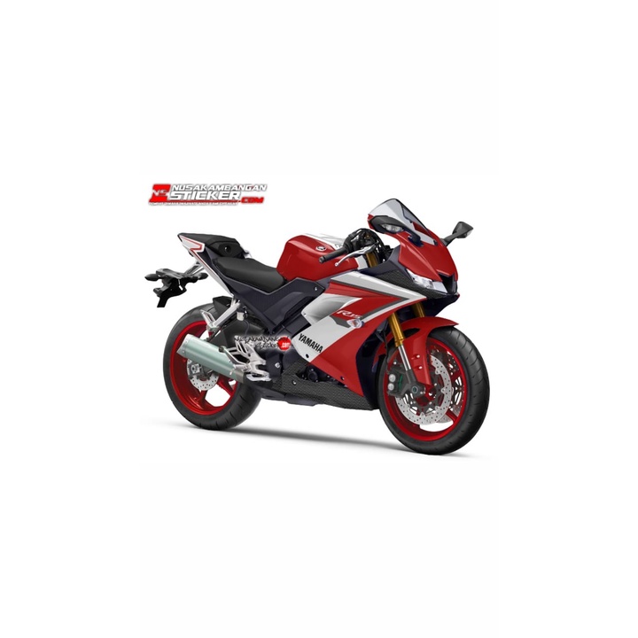 Jual Stiker Decal Motor Yamaha R15 V4 Full Body Merah Putih Grafis ...