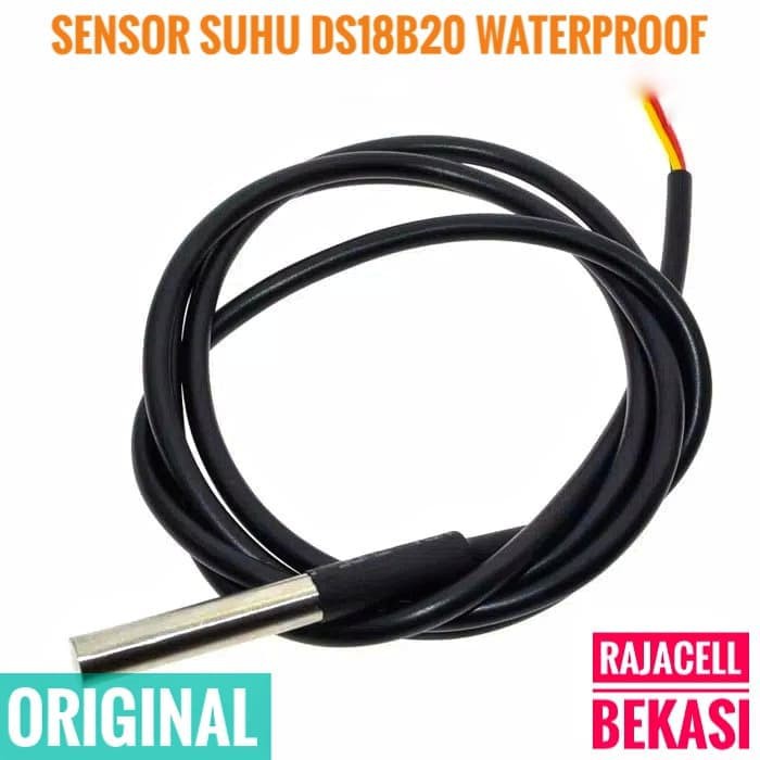 Jual Dallas DS18b20 Temperature Probe Sensor Waterproof Sensor Suhu Air ...